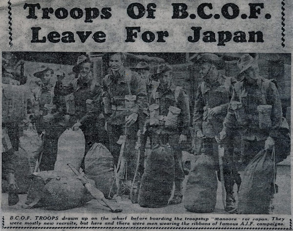 Tropps of BCOF leave for Japan – The Gap Historical Society